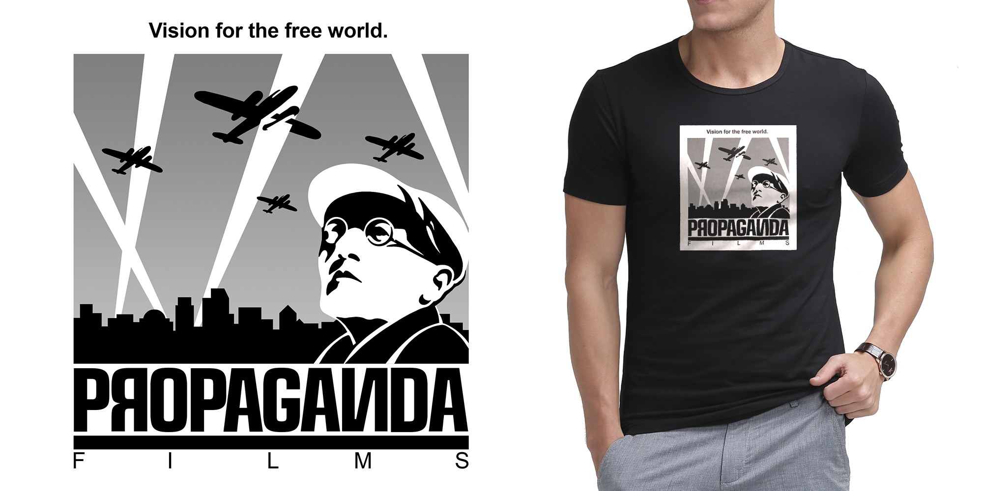Limited Edition “Propaganda Films” Logo T-Shirt – The Fincher Analyst